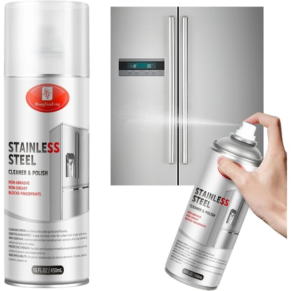Professional Stainless Steel Cleaner, Polish & Protector, Eliminates ...