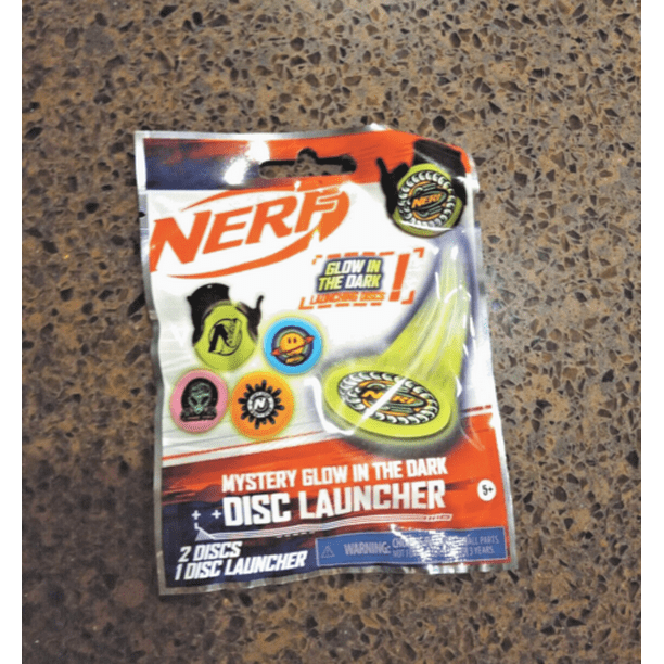 NERF Mystery Glow in the Dark Disc Launcher Ages 5+ - Walmart.ca