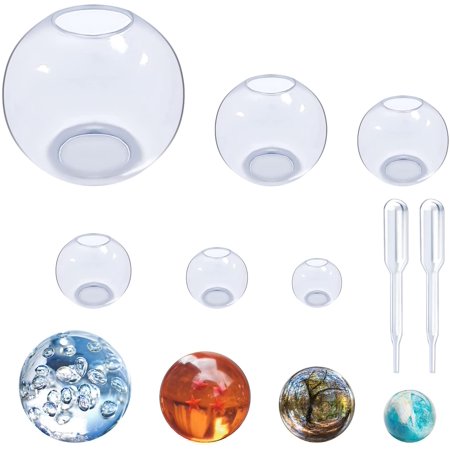 Clear Silicone Sphere Molds, 6 Sizes Sphere Molds for Resin Casting ...