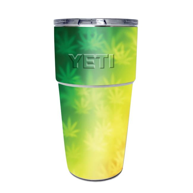 MightySkins YEPINT16SI-Rasta Rainbow Skin for Yeti Rambler 16 oz ...