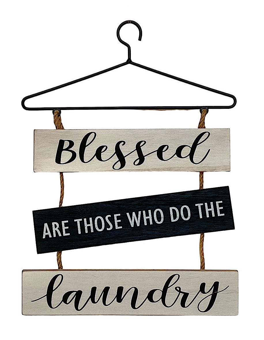 Laundry Sign / Blessed Are Those Who Do The Laundry / Room Metal Wood ...
