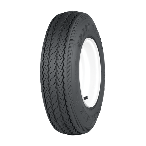 Carlisle Sport Trail Bias Trailer Assembly 4-Lug White 5.70-8 LRB ...