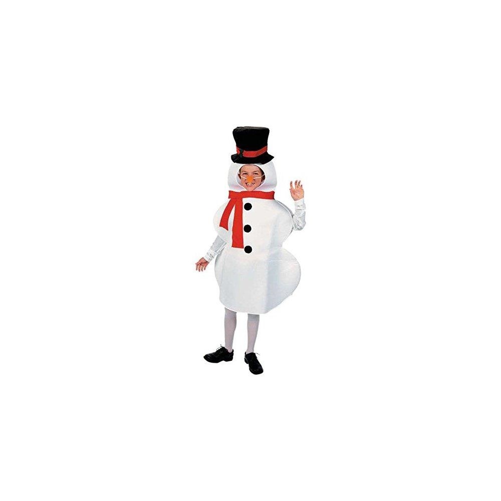 FE Snowman Winter Holiday Child Costume Photo NWT 4-14 Years - Walmart ...