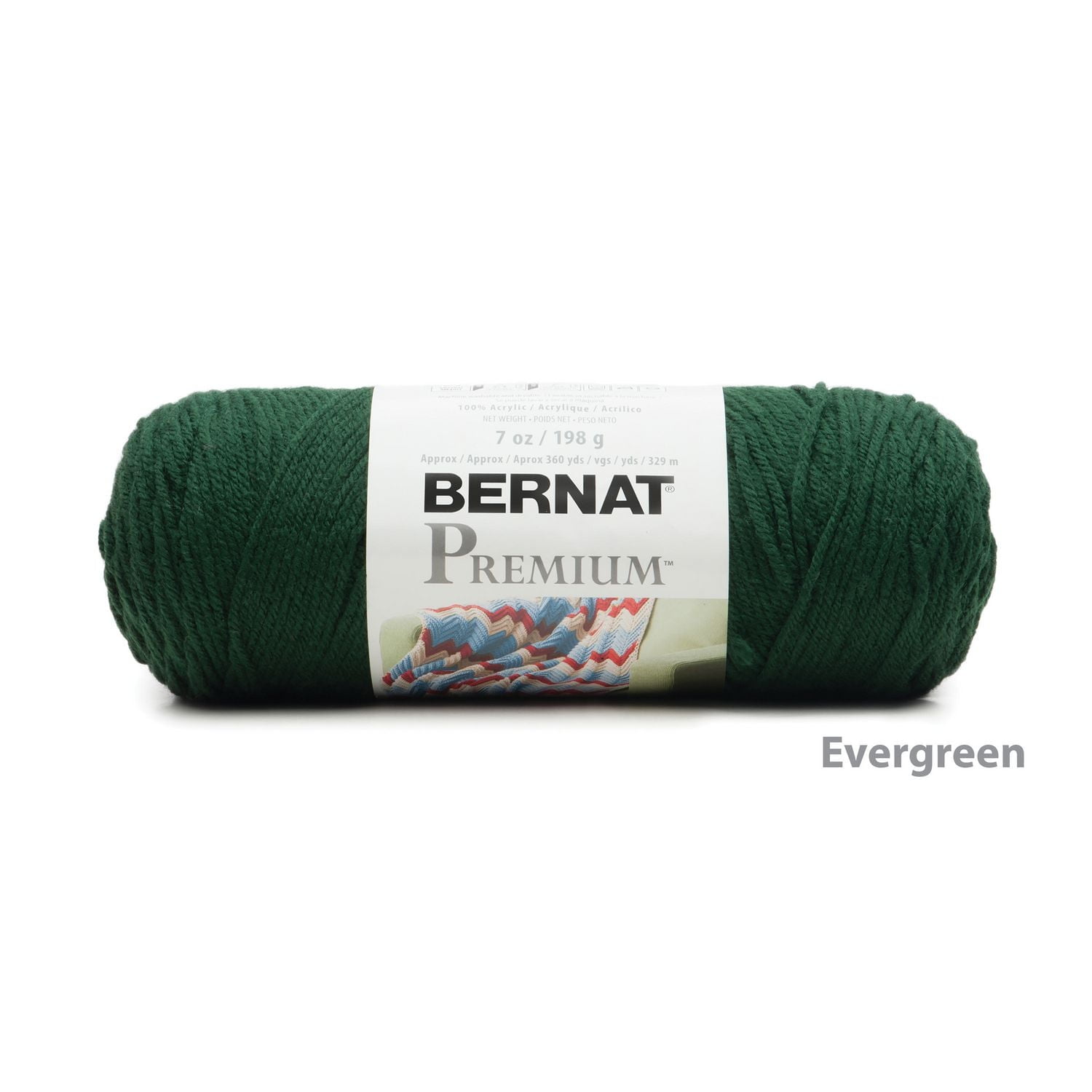 Bernat® Premium™ Yarn, Acrylic #4 Medium, 7oz/198g, 360 Yards, Acrylic ...