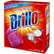 Brillo Steel Wool Soap Pads, 10 Count for Cleaning Stainless, Scour ...