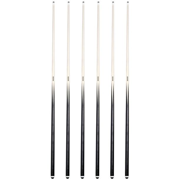 OKKO 1-Piece Pool Billiard House Bar Cue Sticks 57”, Glue-On Tip, Pack ...