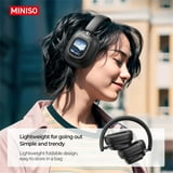MINISO G90 Bluetooth Headphones with Touch Screen Foldable Wireless ...