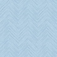 Chesapeake Patsy Blue Floral Prepasted Non Woven Blend Wallpaper, 20.5 ...