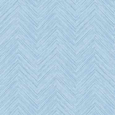 Chesapeake Patsy Blue Floral Prepasted Non Woven Blend Wallpaper, 20.5 ...