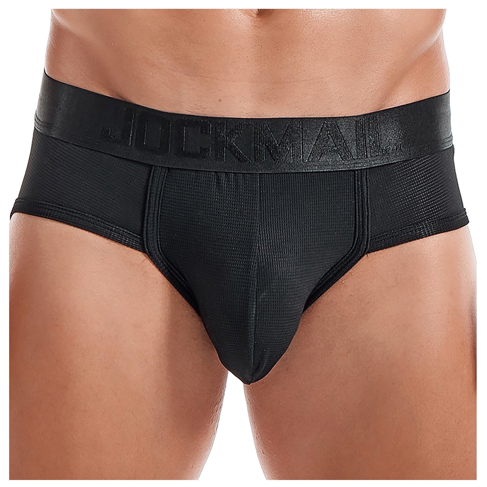 Biziza Mens Briefs Underwear 1 Pack Compression Sexy Plus Size Bikini