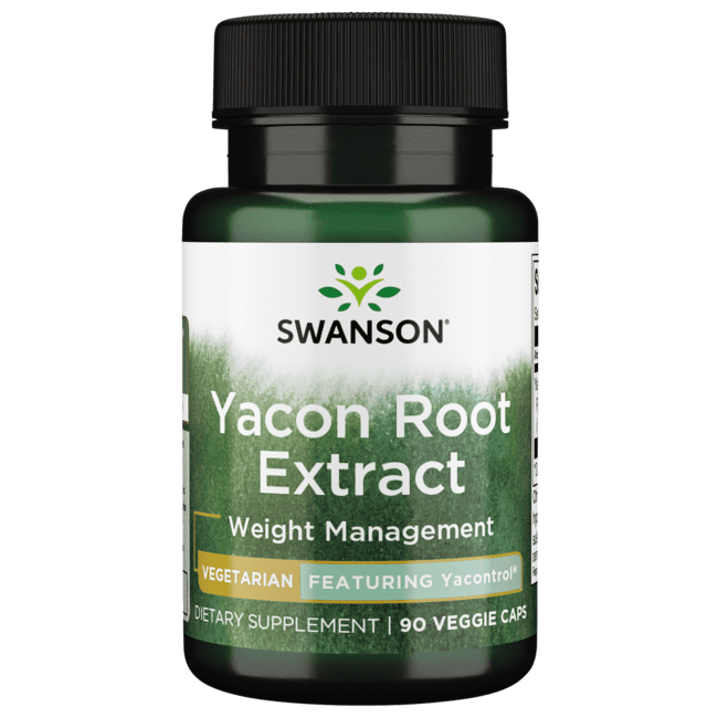 Swanson Yacontrol Yacon Root Extract 4:1 100 mg 90 Veggie Capsules ...