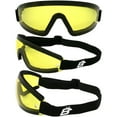 8 Skydive Sky Diving Goggles Clear Smoked Blue and Yellow - Walmart.com