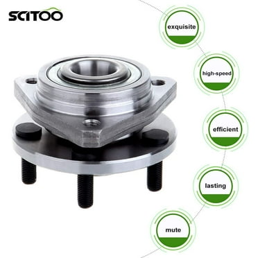 SCITOO Wheel Bearing and Hub Replaces HA590473 513348 Front fit for ...
