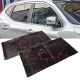 3D Stereoscopic Technology Crack Car B-Pillar Waterproof Decal DIY Door ...