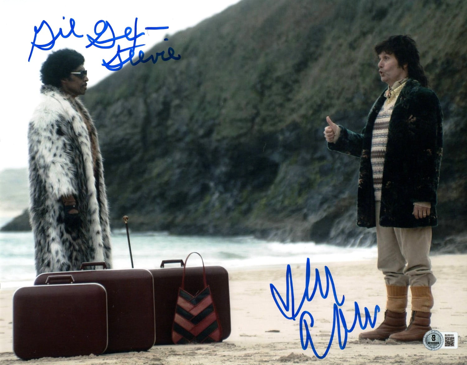 Sky Elobar Gil Gex Signed Autographed 11X14 Photo Ebony & Ivory BAS ...