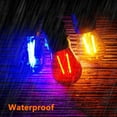 LIDUI-24 Pack S14 LED Red Light Bulb Green Light Bulb, Shatterproof 2 ...