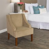 HomePop Velvet Swoop Arm Accent Chair - Walmart.com