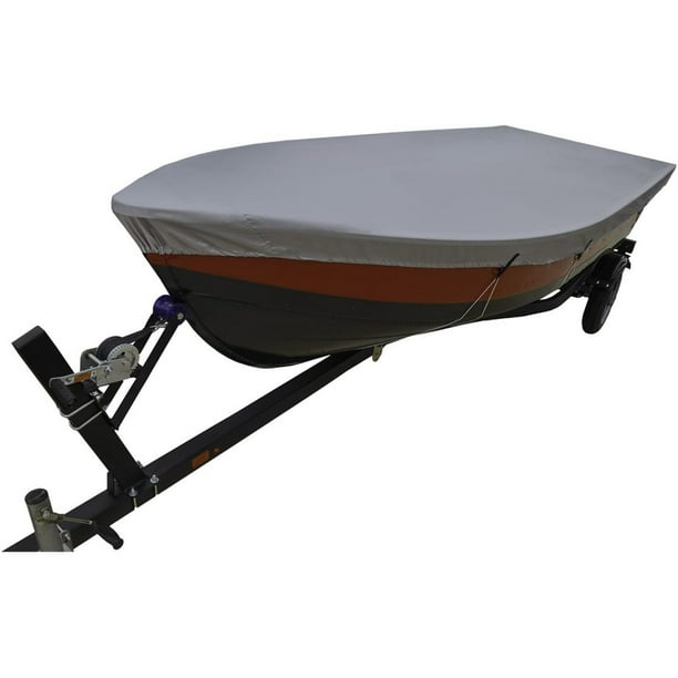 Lunatic, L-1800, Silver Boat Cover 12' - 14' V-Hull Fishing | Walmart ...