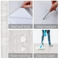Oxdigi Waterproof Sticky Tiles: PVC Peel & Stick Vinyl Flooring Roll ...
