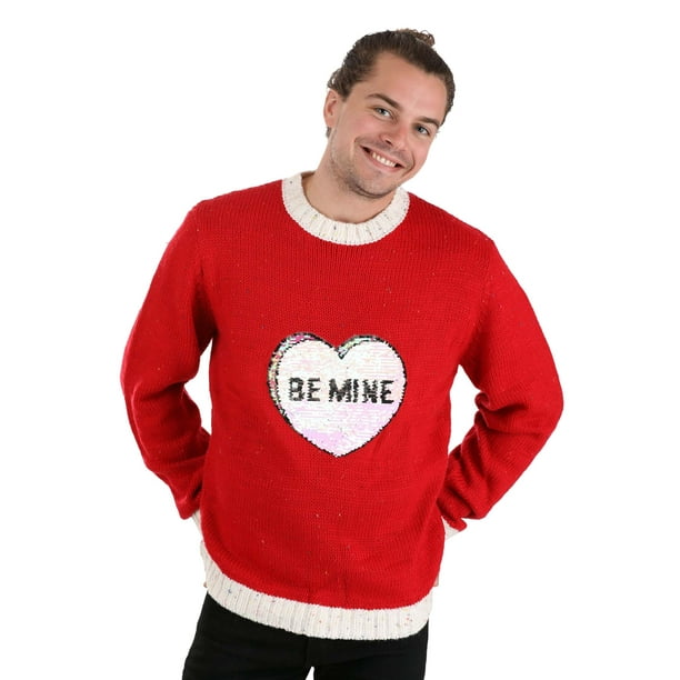 Be Mine Valentine s Day Sweater for Adults Walmart