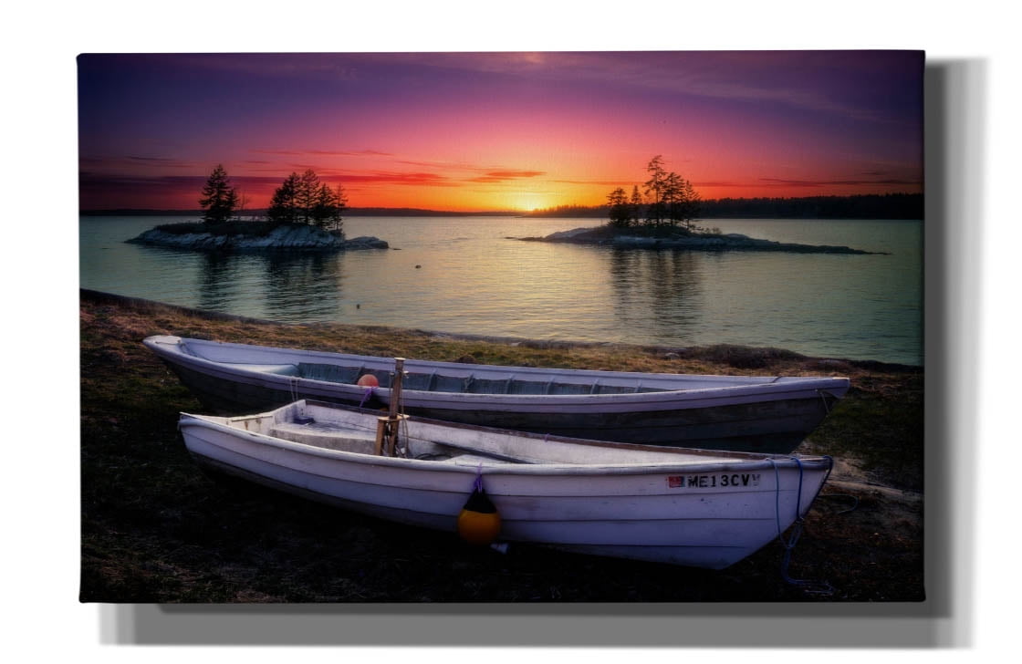 Epic Graffiti 'Spring Sunset Lookout Point Glow' by Rick Berk, Canvas ...