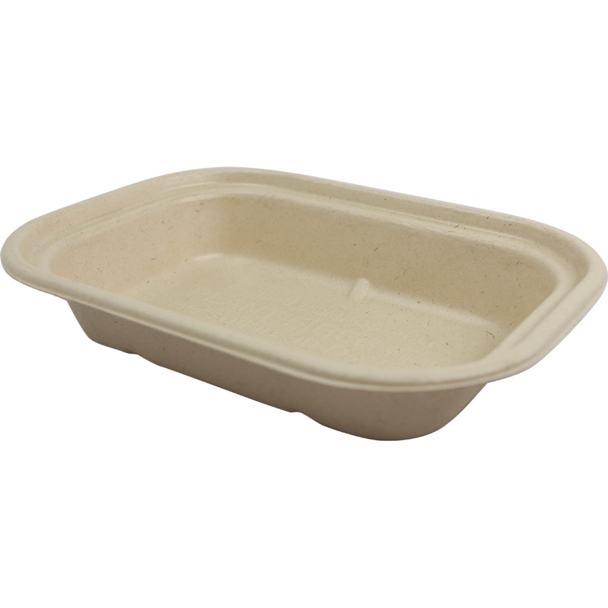 World Centric's (TR-SC-U8L) Compostable Bagasse 8" x 6" x 1.5" Single ...