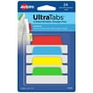 LEE Removable Hefty Index Tabs Write-on Tab(s) - 1" Tab Height x 1.50 ...