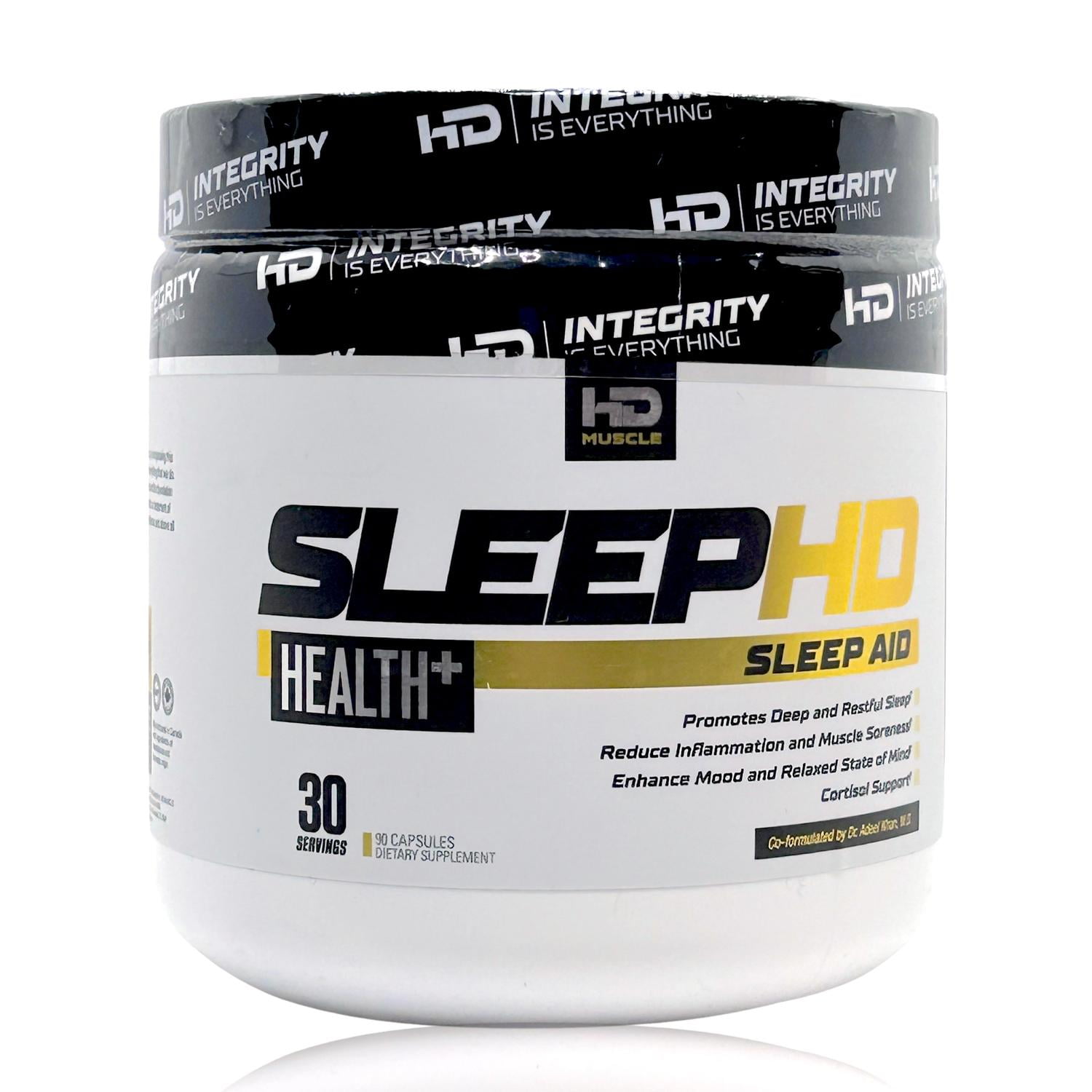 Sleep HD Health+ 30 serv 90 caps Magnesio Triptofano HD Muscle. HD Muscle HDSLEEPHEALTH30 ...