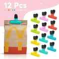 NiHome Chip Clips 12 Pack Bag Clips for Food Packages Chip Bag Clips ...