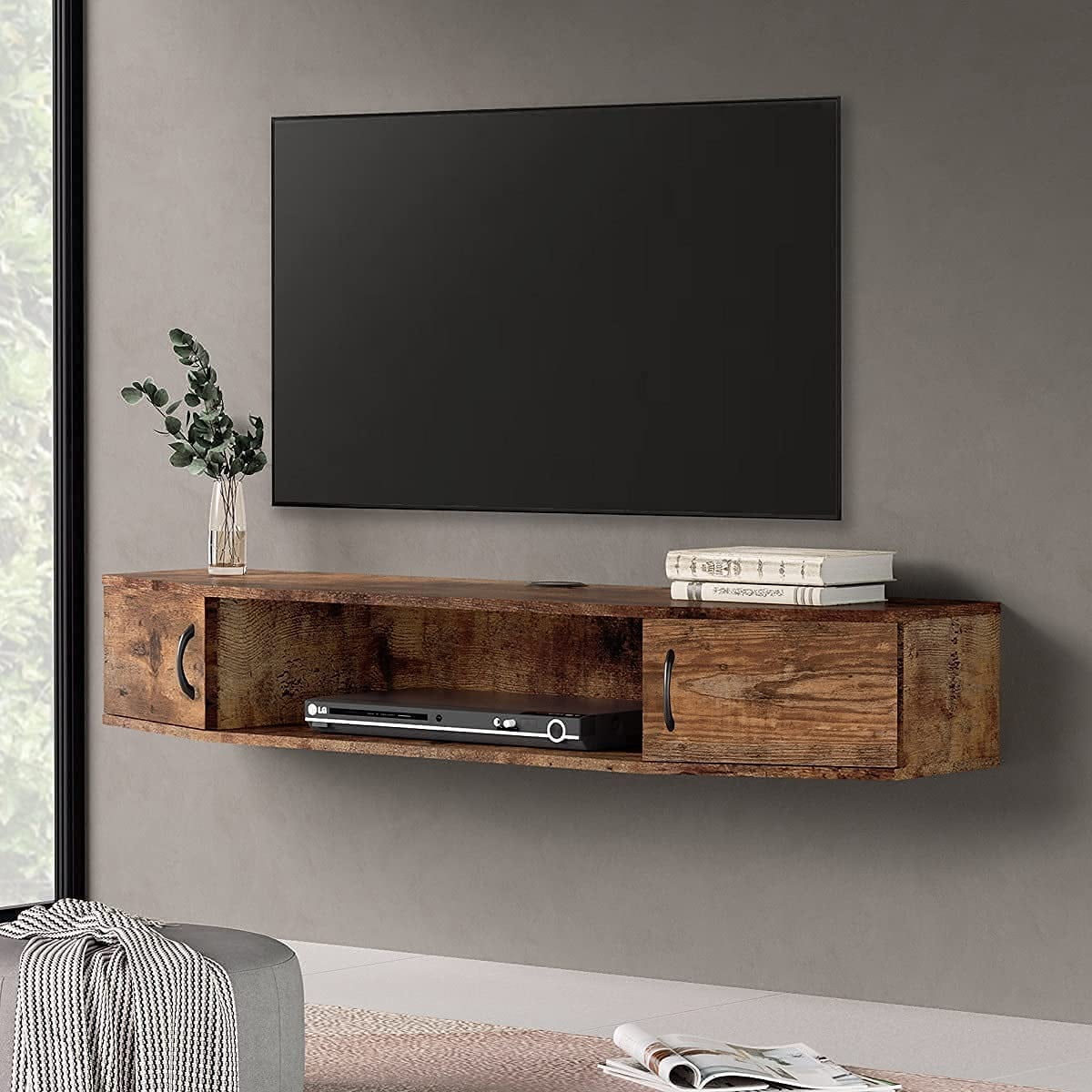 Click here for Fitueyes Floating Tv Stands Entertainment Center W... prices