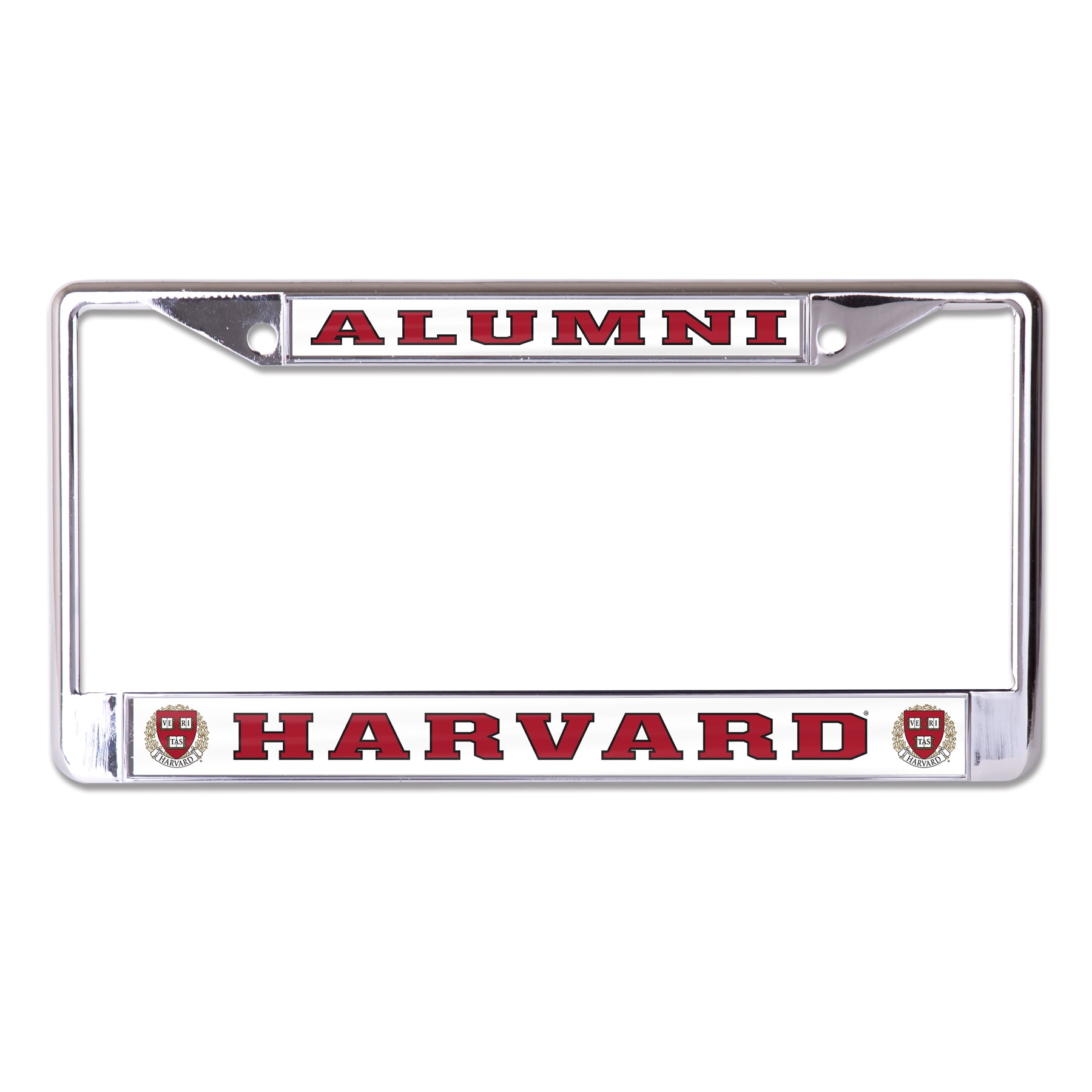 Harvard Alumni Emblem Logo Chrome License Plate Frame - Walmart.com
