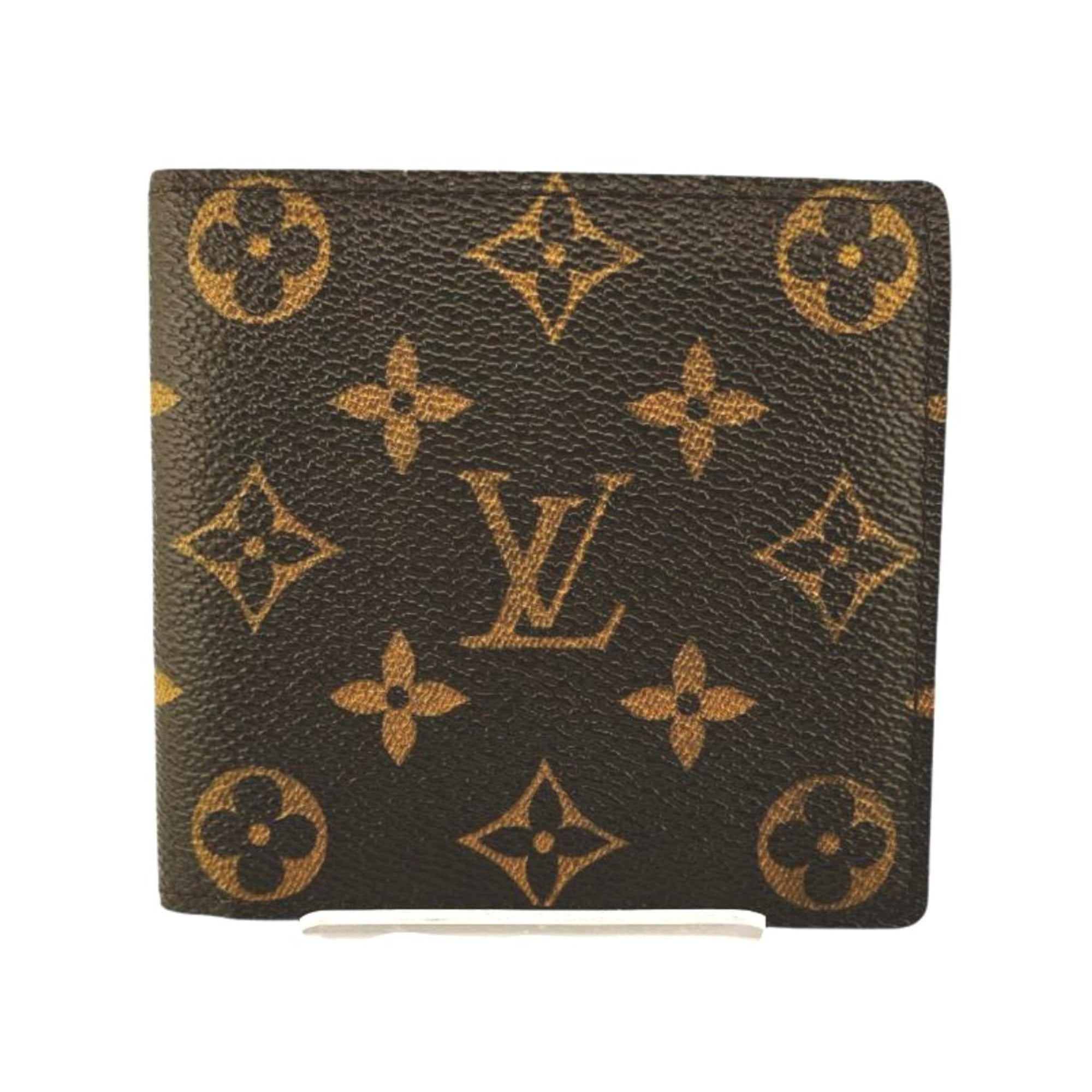 Pre-Owned Louis Vuitton LOUIS VUITTON Bi-fold wallet Monogram Marco ...