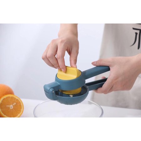 Blue Multi-function Citrus Squeezer Fruit Squeezed Orange Juice Manual Citrus Squeezer Home ...