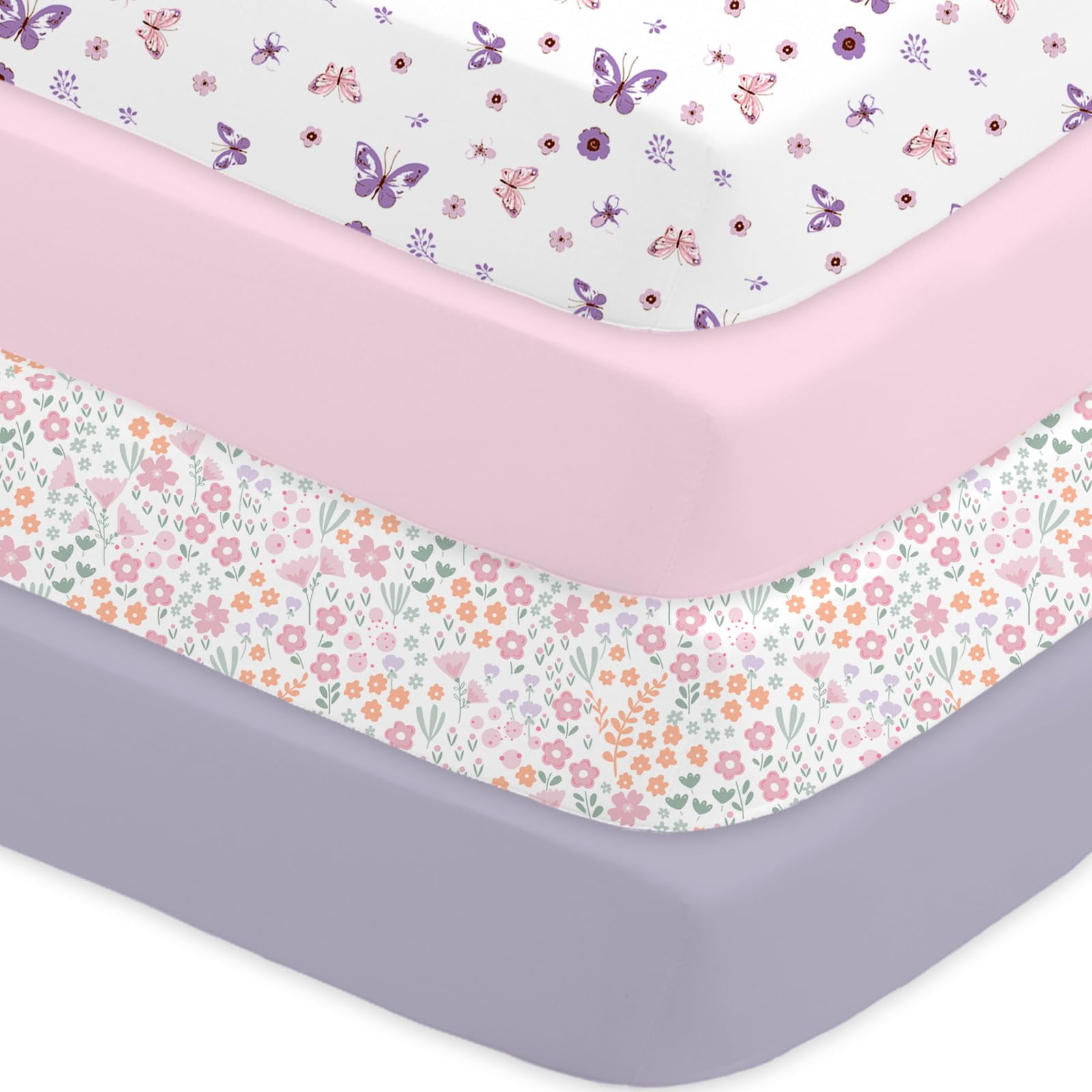 Click here for Little Grape Land Crib Sheets 4 Pack  Microfiber F... prices