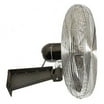 24 Inch Outdoor Wall Mount Oscillating Fan 3 Speed Control on Cord Wall ...