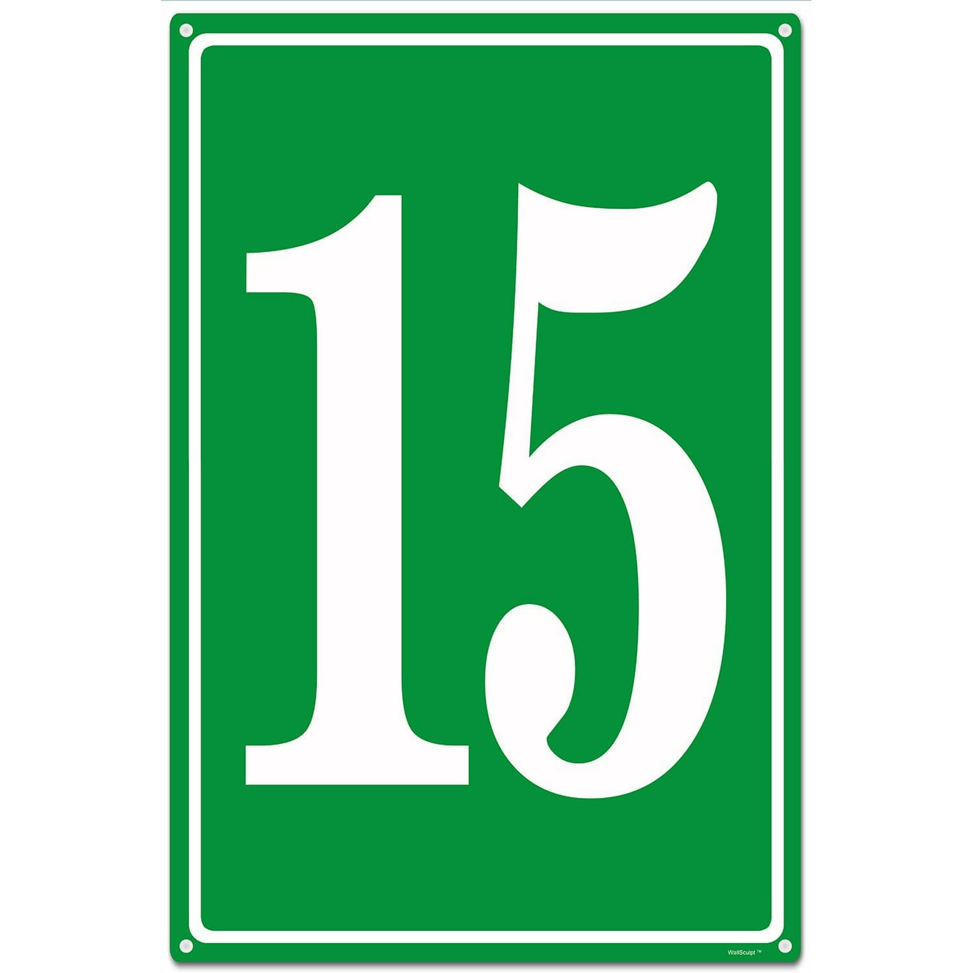 Click here for Aocisuki 12x16 Inch Metal Number Sign 15  Parking... prices