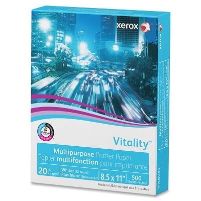 Paper-Xerox Vitality Multi-Purpose Letter 20Lb 92 Br 3-Hole - Walmart.ca