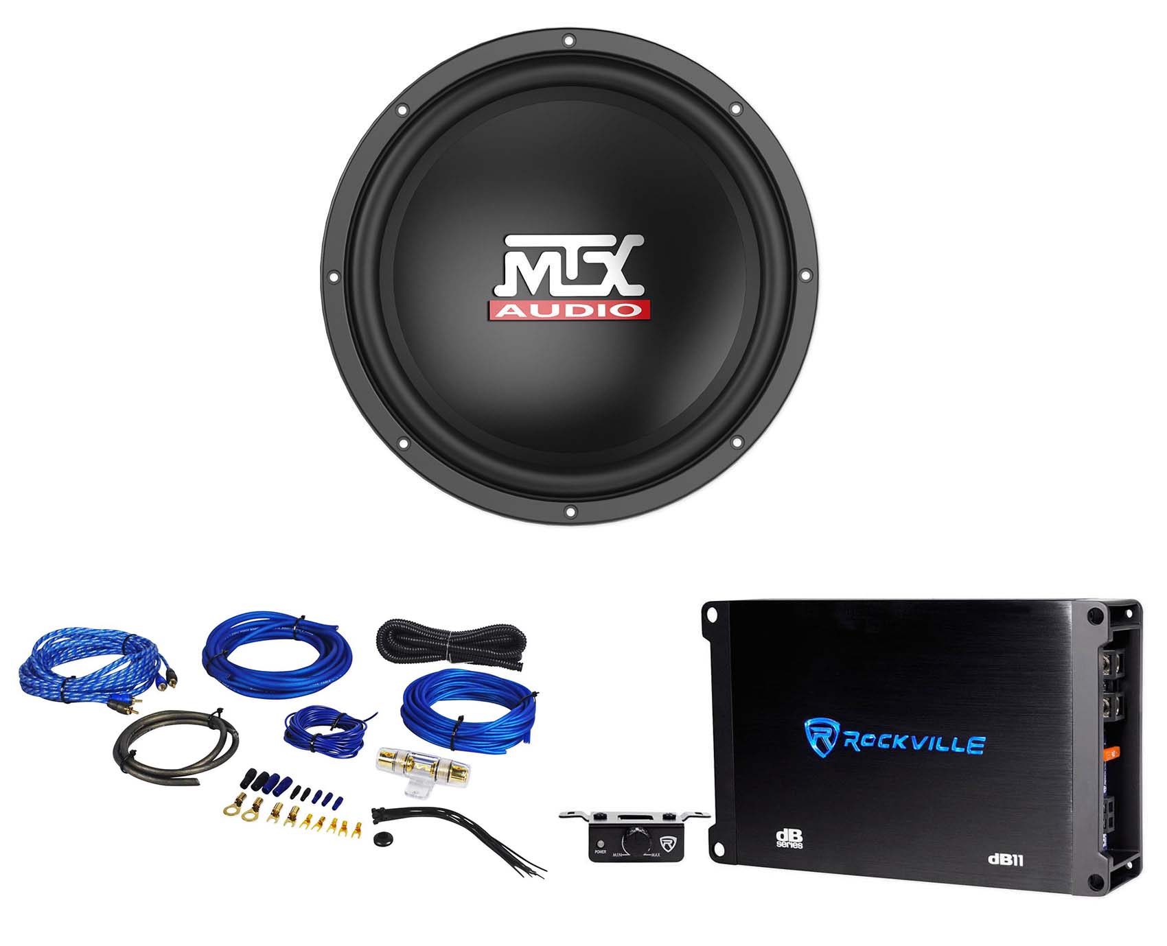 MTX Terminator TN12 02 12 400w 2 Ohm Car Audio Subwoofer Mono MTX Terminator TN12 02 12 400w 2 Ohm Car Audio Subwoofer Mono
