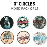 Punchy Freshie Cardstock Cutouts Rounds 3 inch 12 pk Mixed Scented ...