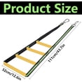 Boat Rope Ladder, 4 Step Heavy Duty 440lbs Strength Foldable Boarding ...