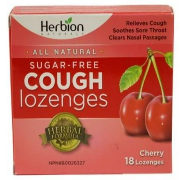 Herbion Naturals - Sugar-Free Cough Lozenges, 18 Lozenges | Multiple ...