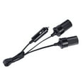 Car Power Adapter 1 to 2 Splitter 12V 24V Plug Socket Cable 50m-300M ...