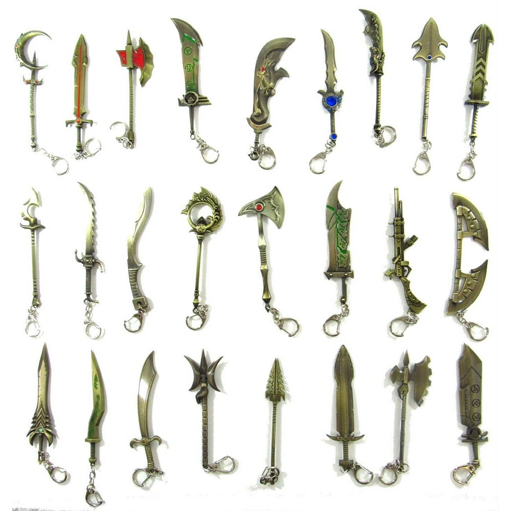 ToysDiva - Set of 25 Assorted League of Legends Champion Weapon ...