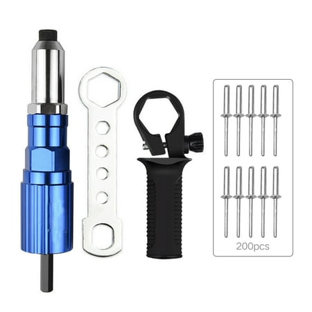 ikayaa Electric Rivet Tool 2.4mm-4.8mm Rivet Nut Tool Bit Adapter ...