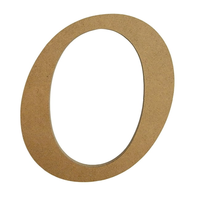 Wooden Letter Unfinished, Monotype Font, Craft Cutout - Walmart.com