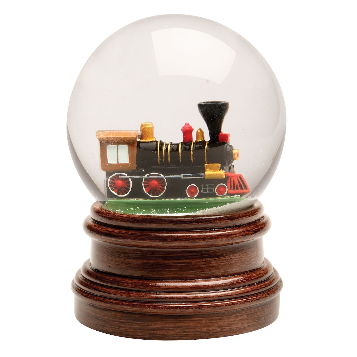 ART ARTIFACT Train Snow Globe Wind Up Musical Christmas Train Globe art-artifact-train-snow-globe-wind-up-musical-christmas-train-globe