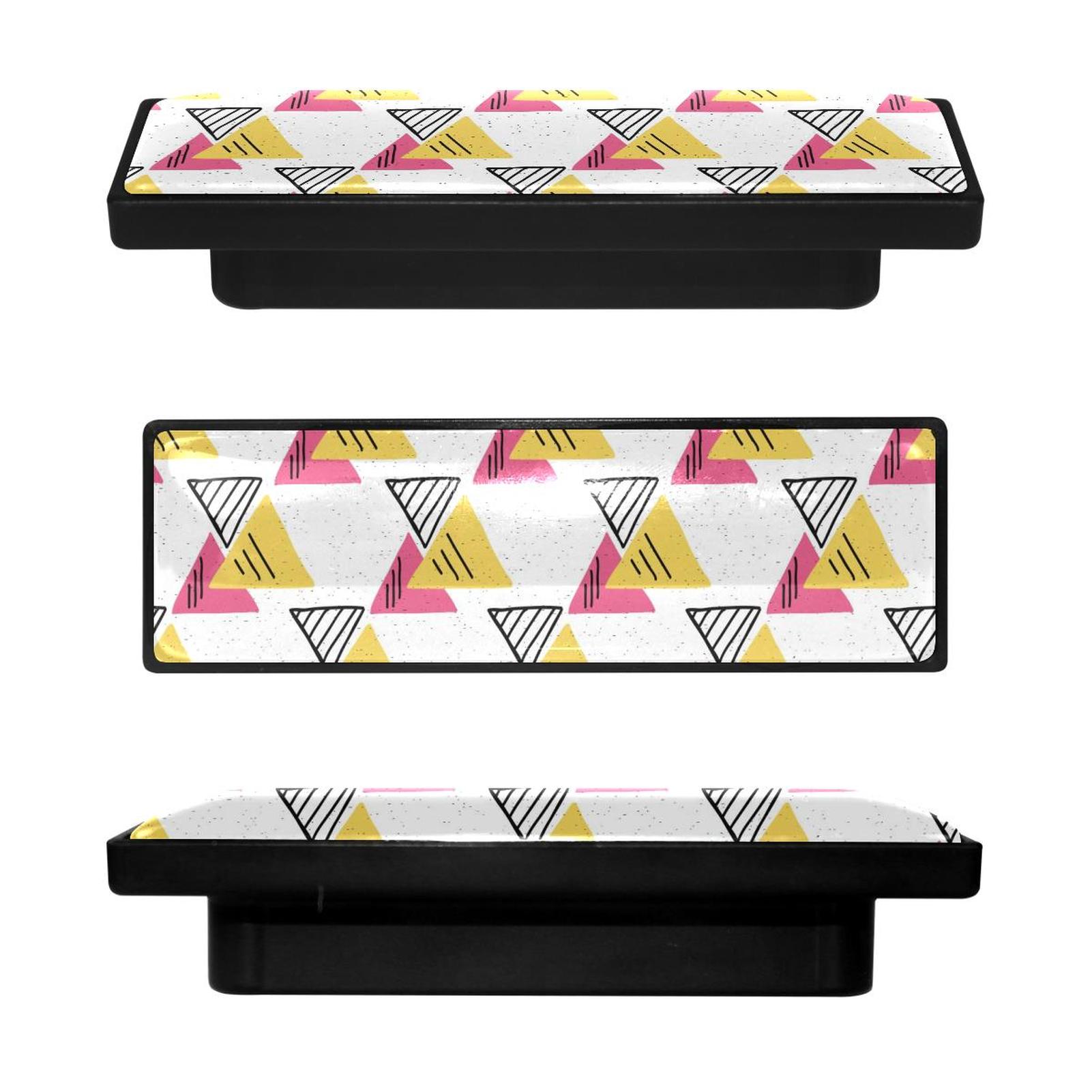 4 Pcs Rectangle Cabinet Handle Cupboard Knob Drawer Pulls Handle ...