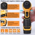 Geevorks 16.8V Lithium Screwdriver 55Nm Torque Brushless Motor Electric ...