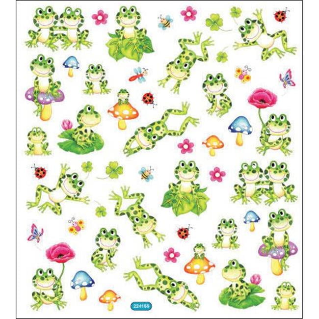 Multicolored Stickers-Spotted Frogs - Walmart.com
