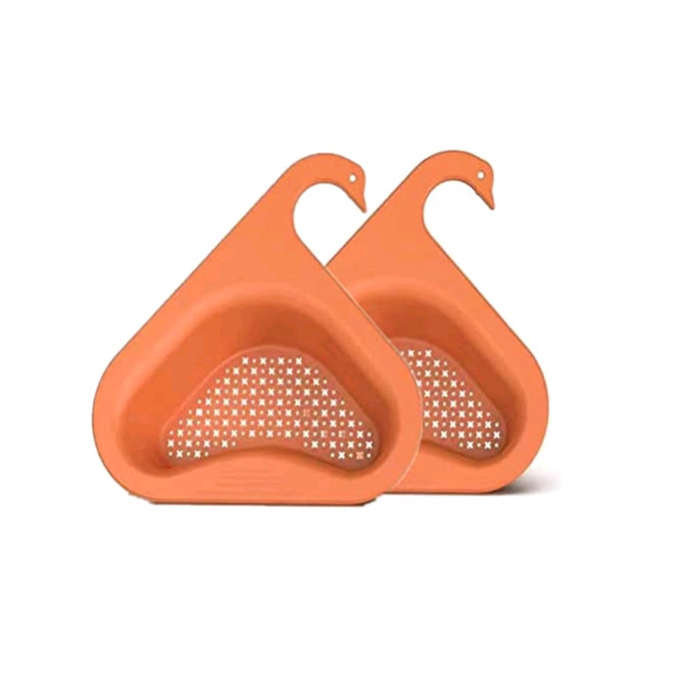 2Pcs Sink Strainer Basket, Triangular Corner Kitchen Sink Strainer ...